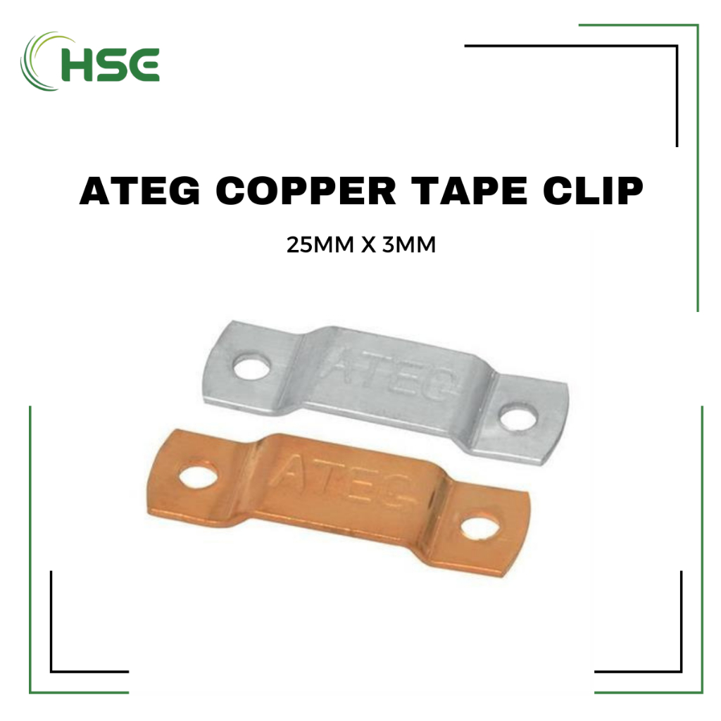 ATEG COPPER TAPE CLIP WITH BASE 25MM X 3MM | Shopee Malaysia