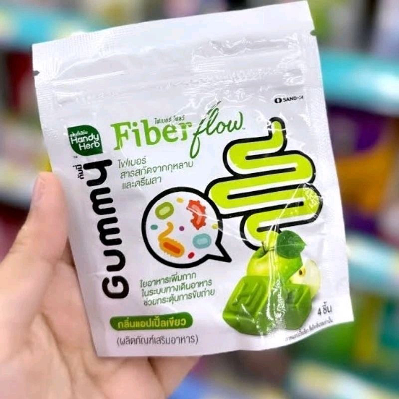 Fiber Gummy Handy Herb Fiber Flow Gummy 1 sachet for people who are difficult to take ...