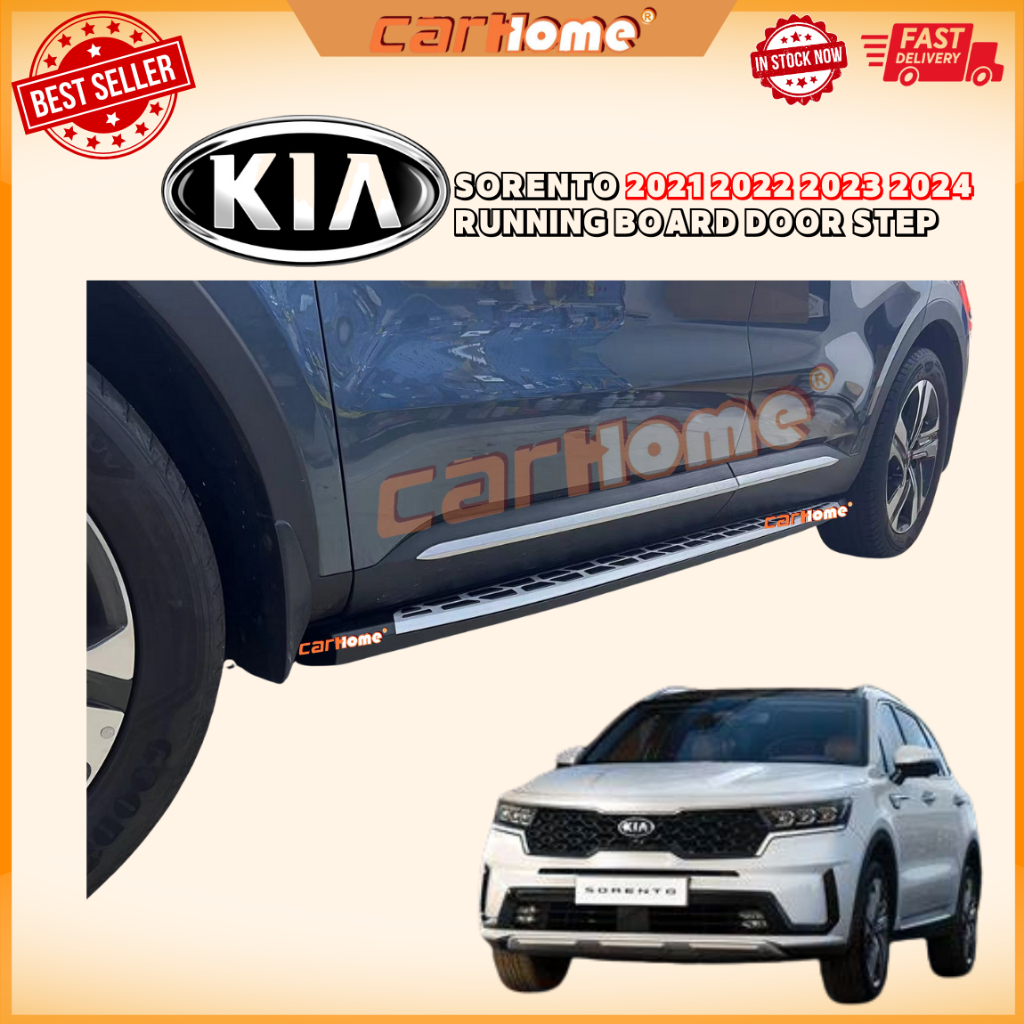 Kia Sorento 2021- 2025 OEM Foot Door Side Step Kick Scuff Running Board ...