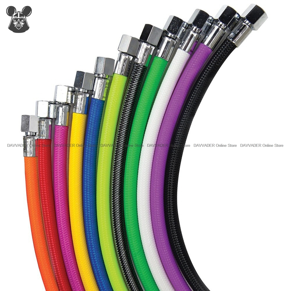 Braided LP Hose for Diving Regulator - Low Pressure 22" 56cm / 24" 62cm ...