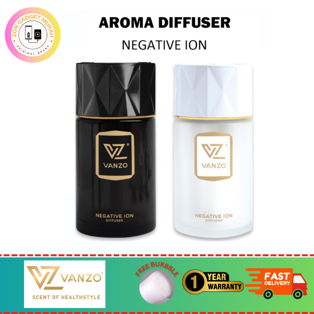 Vanzo Negative Ion Aroma Diffuser Black or White Negative Ion Function ...