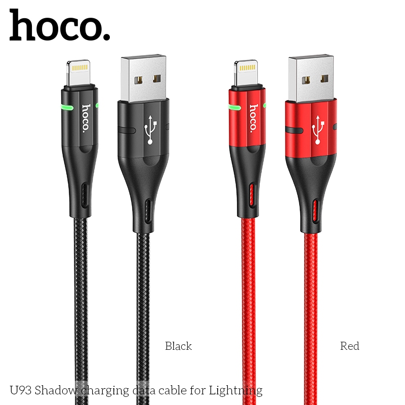 hoco U93 Lightning Shadow Charging Cable | Shopee Malaysia