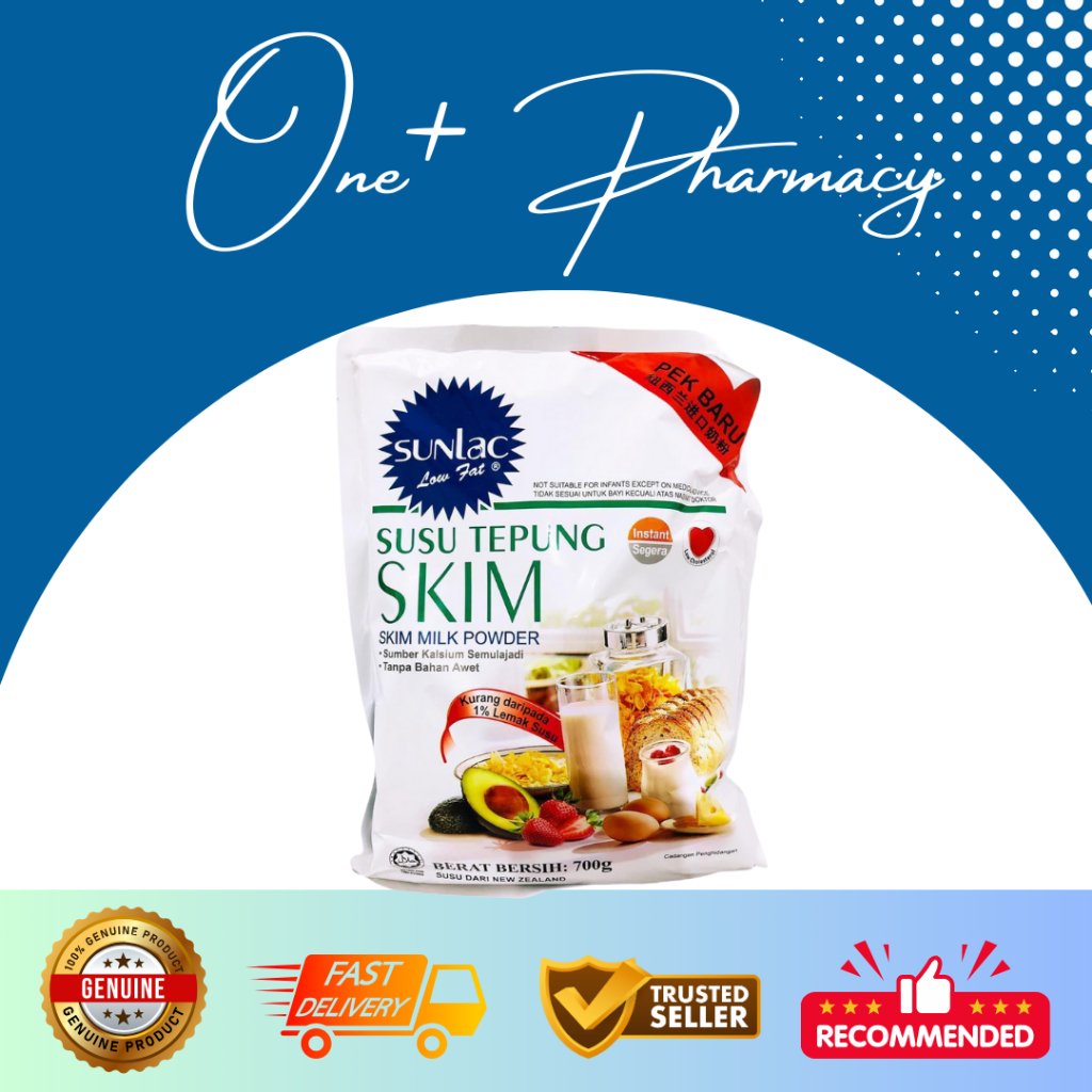Sunlac Low Fat Skim Milk Powder 700g | Shopee Malaysia