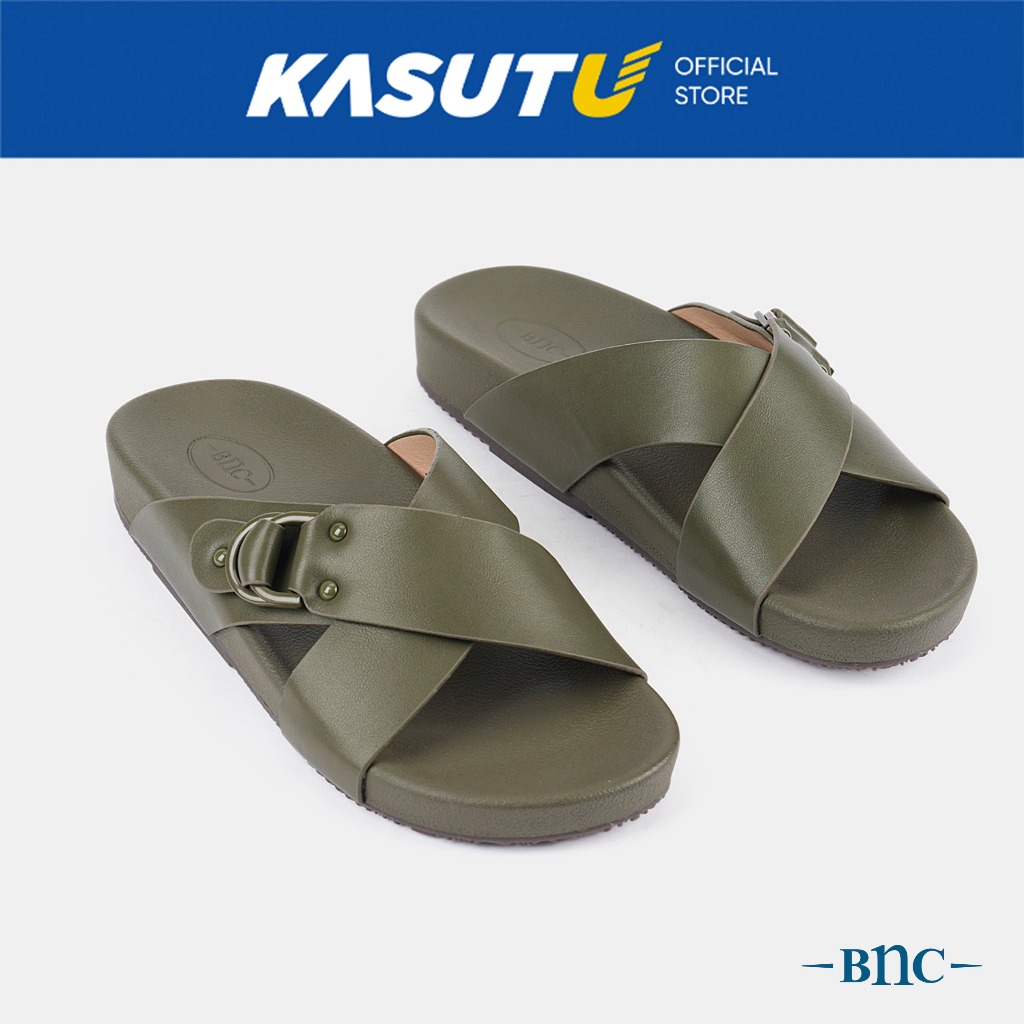 BNC Women Flat Orthotic Sandal Tapak Rata Kesihatan Kaki Perempuan ...