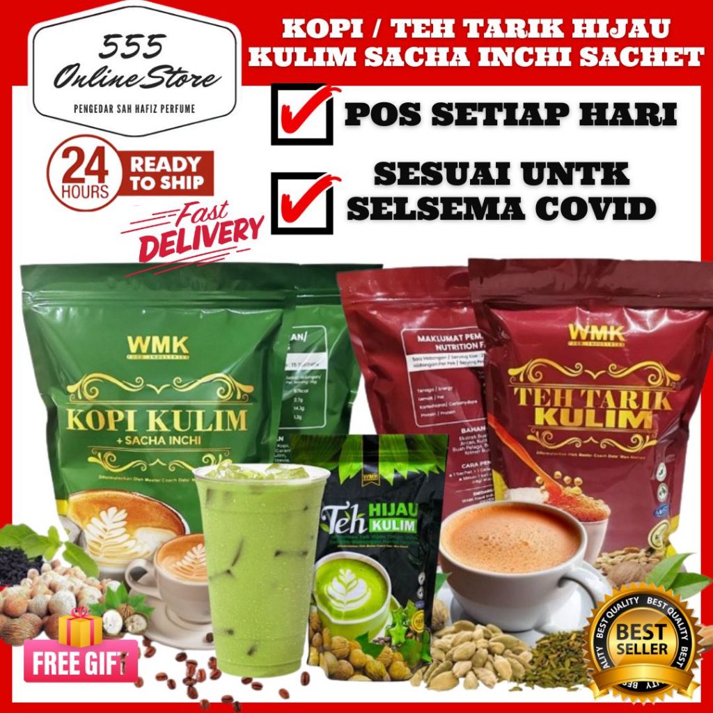 KOPI TEH TARIK TEH HIJAU KULIM + SACHA INCHI ORIGINAL BUAH KULIM ...