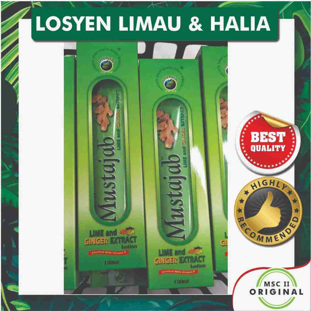 LOSYEN MUSTAJAB LIMAU NIPIS DAN HALIA (HIJAU) | Shopee Malaysia