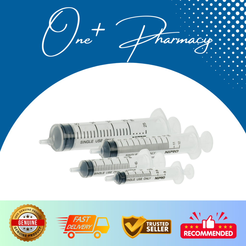 NIPRO Syringe LUER SLIP 20ML/10ML (without needle) | Shopee Malaysia