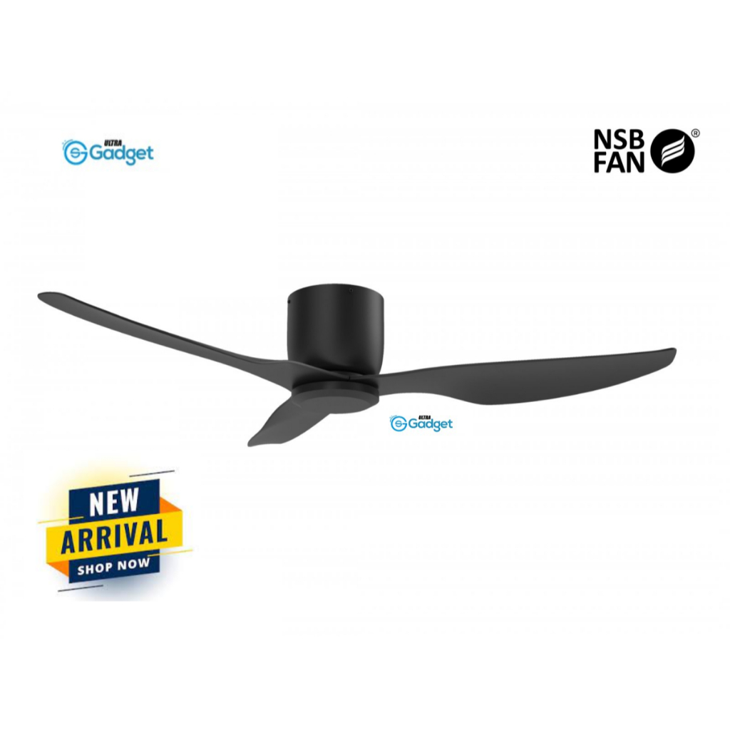 NSB Fan LISA 52" DC motor Remote Control Short Ceiling fan / Kipas ...