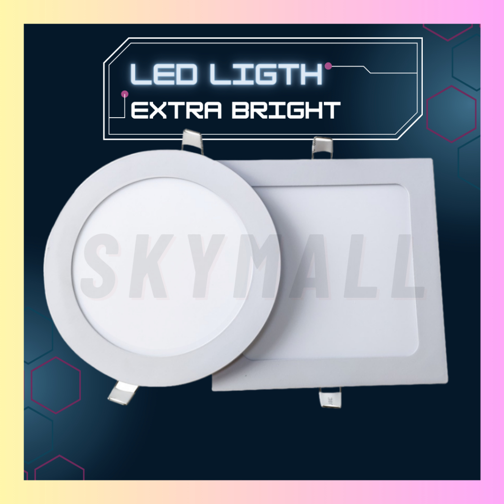 9W 4 INCH / 12W 6 INCH / 18W 8 INCH (ROUND/SQUARE) LED PANEL DOWNLIGHT ...