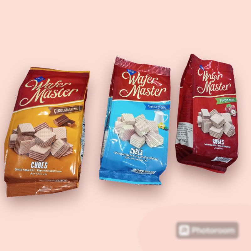 TIME WAFER MASTER CUBES ASSORTED WAFER (HAZELNUT, CHOCOLATE & VANILLA ...
