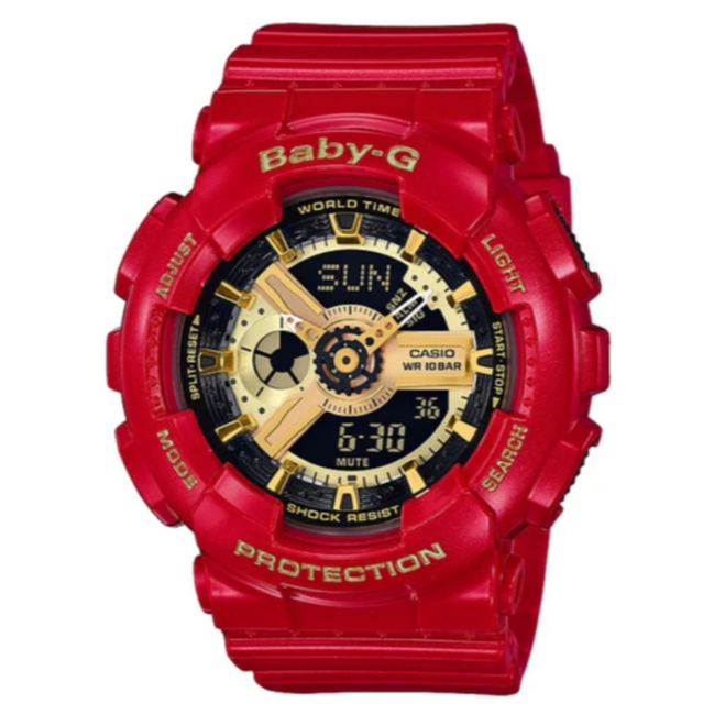 BA-110VLA-4A Baby-G Red Gold Women's Watch [Copy Ori 1.1] | Shopee Malaysia