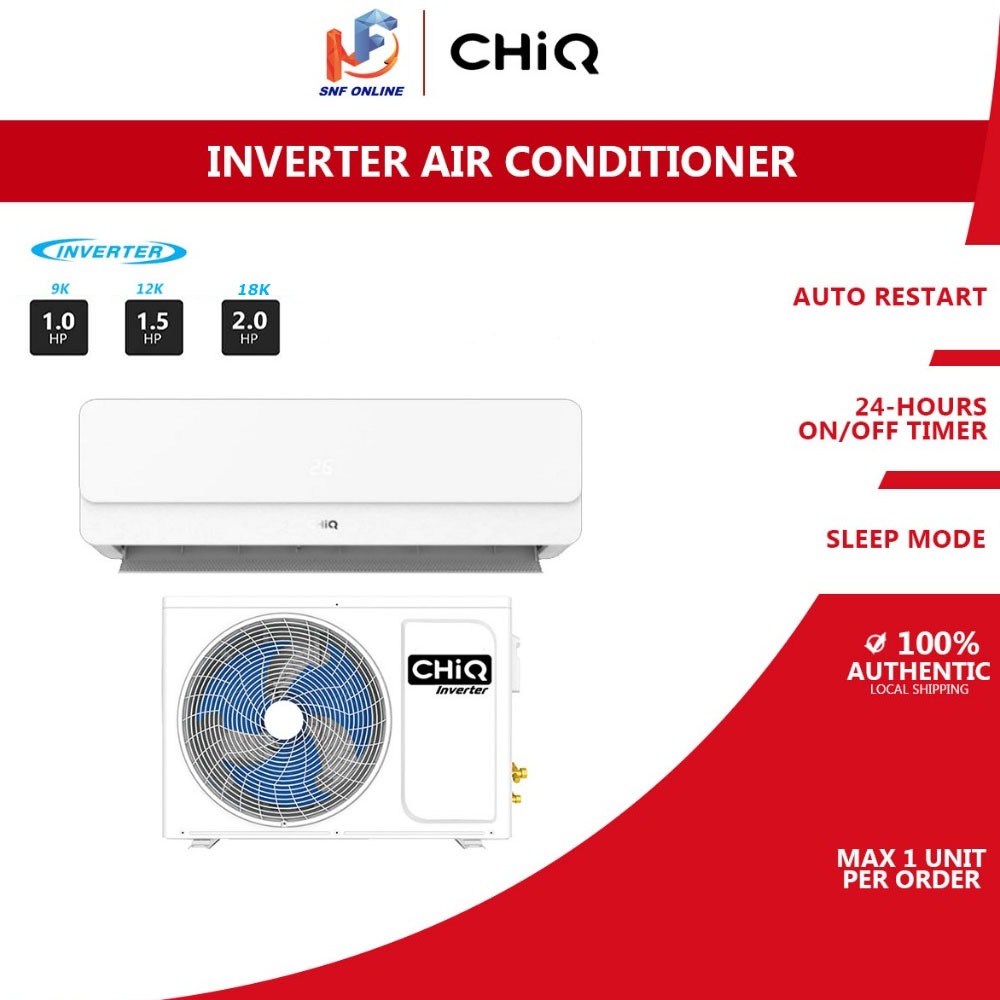 CHIQ Penyaman Udara - Inverter Air Conditioner CSDC-09DDE (1HP) / CSDC ...