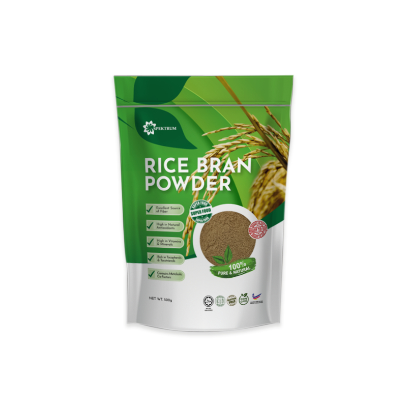 Edible Rice Bran Powder / High Dietary Fibre / Halal SuperFood | Shopee ...