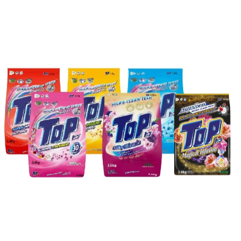 TOP POWDER DETERGENT 3.6KG/3.8KG | Shopee Malaysia