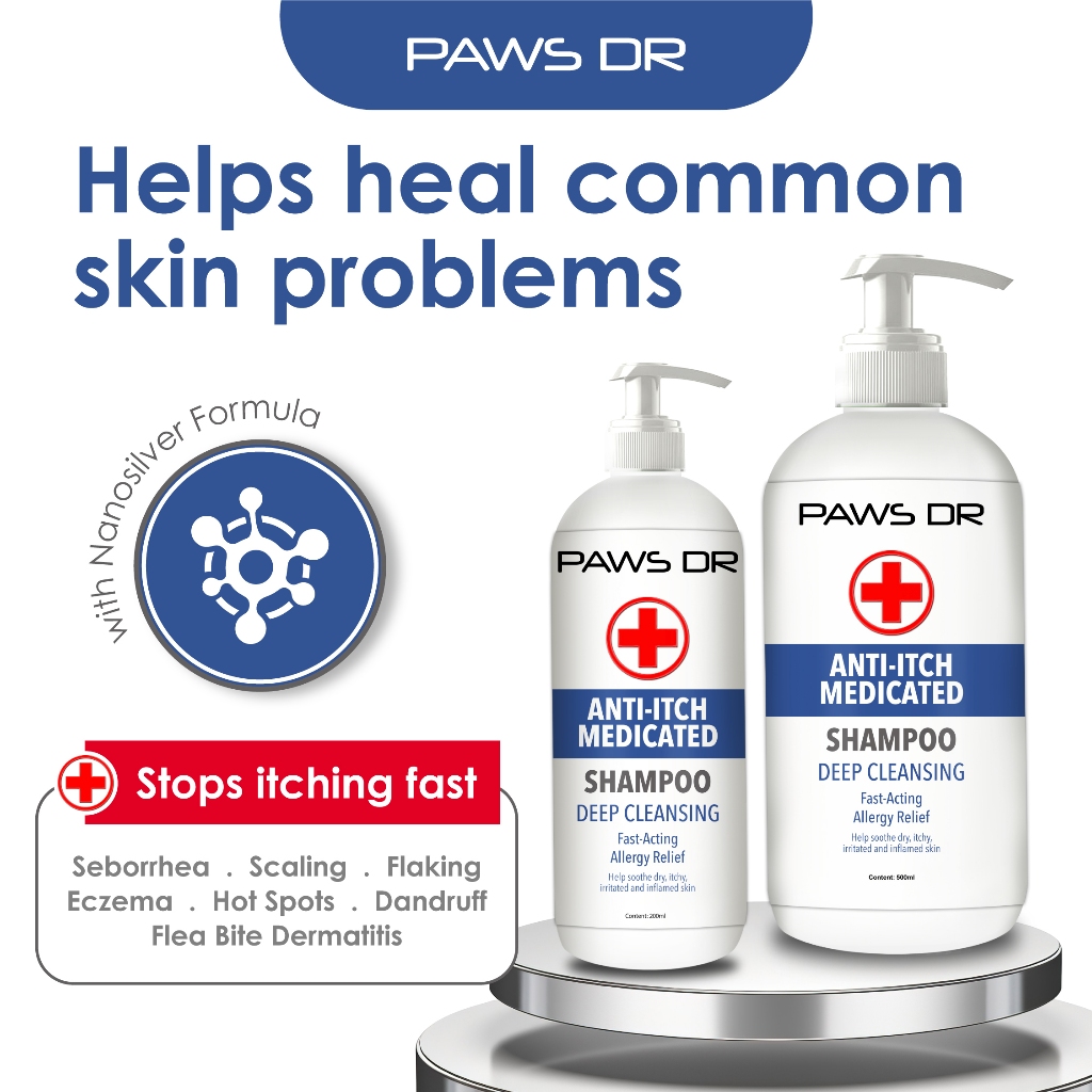 Paws Dr Pet Medicated Shampoo for Cat and Dog Syampu Kucing Anjing ...