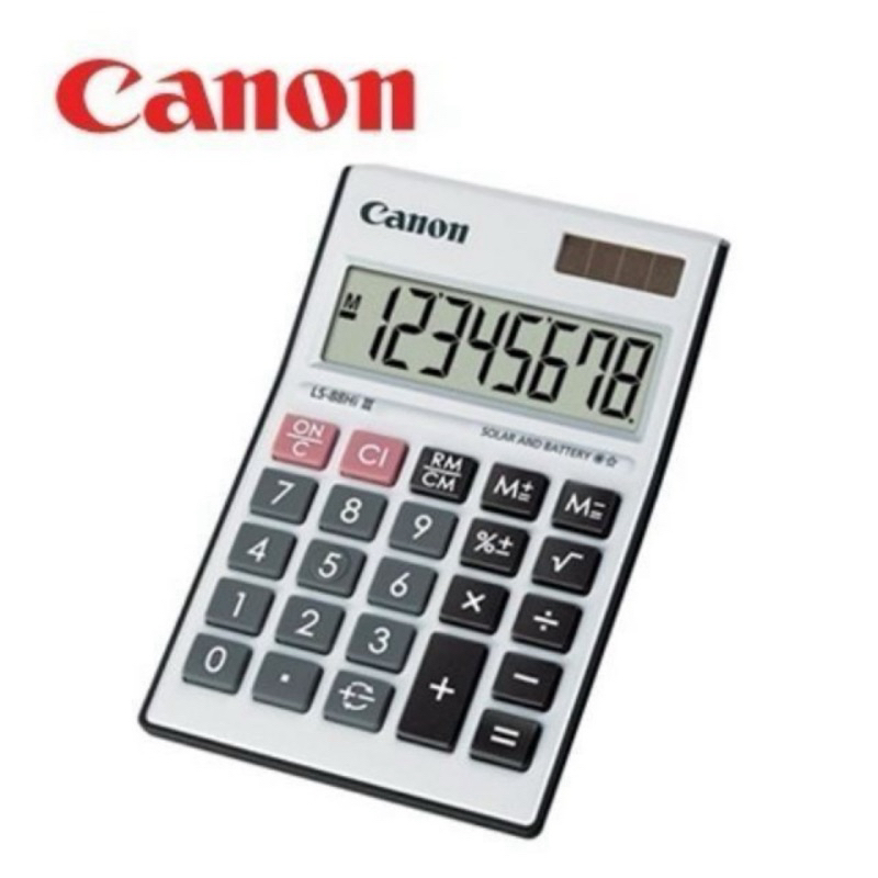 Canon Calculator LS-88Hi III 8-Digit Electronic Solar Battery(Ready ...