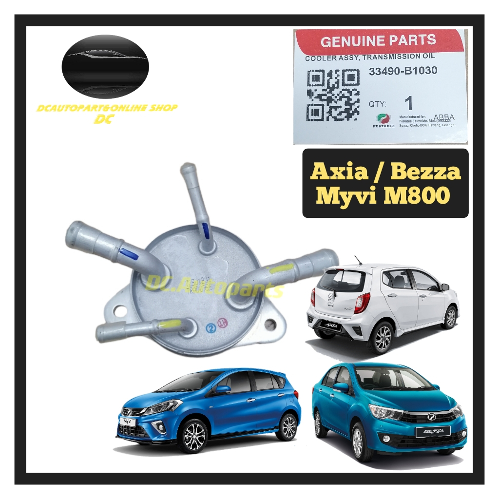 ORIGINAL PERODUA AUTO GEAR BOX OIL COOLER PERODUA BEZZA, AXIA, MYVI ...
