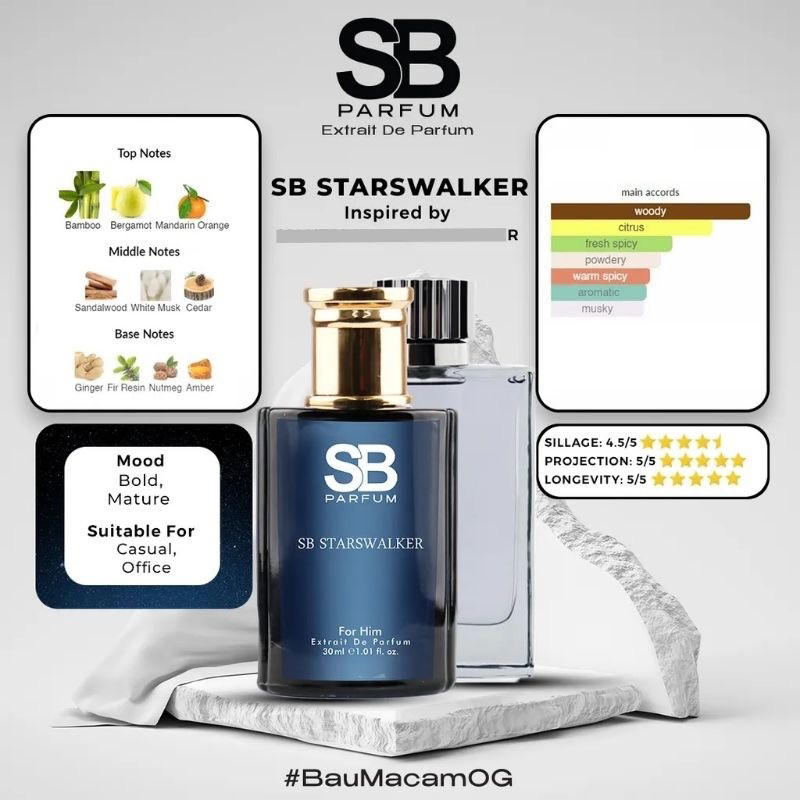 SB PARFUM STARSWALKER 30ML ORIGINAL SUGARBOMB 💯 | Shopee Malaysia