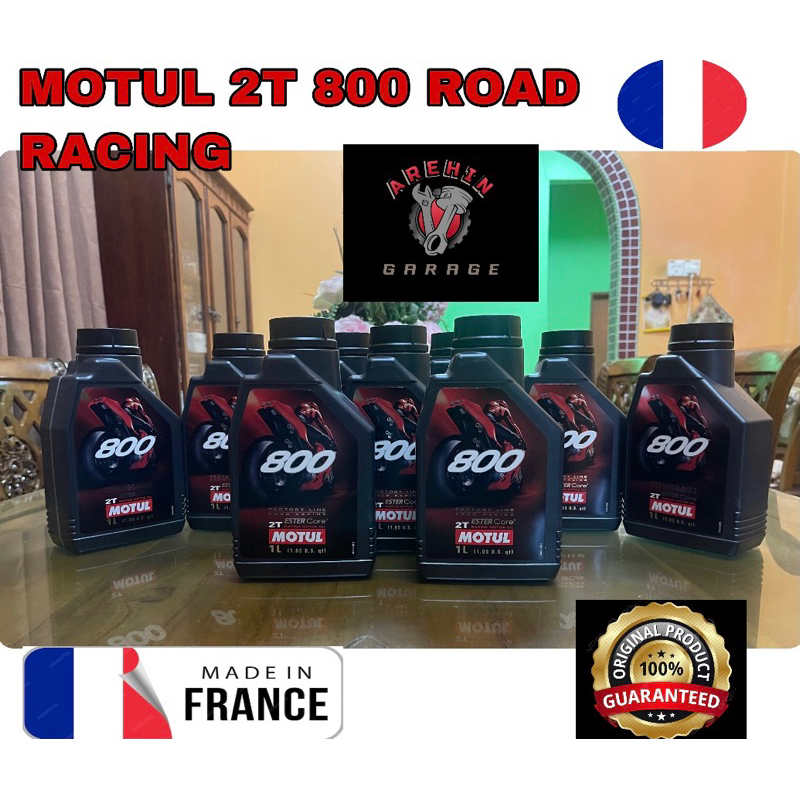 MOTUL 2T 800 FACTORY LINE ROAD RACING OIL 100% ORIGINAL FRANCE | Shopee ...