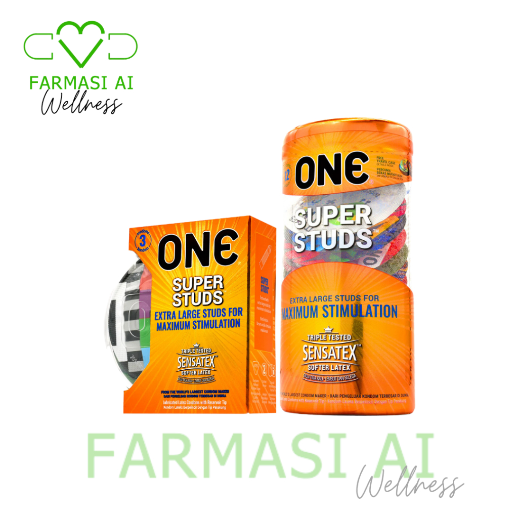 One Condom Super Studs 3 Pcs / 12 Pcs (Expiry Date in Description) | Shopee Malaysia