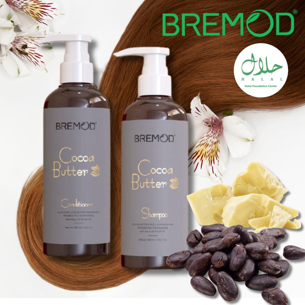 Cocoa Butter BREMOD Shampoo & Conditioner Nourish and Repair Damaged ...