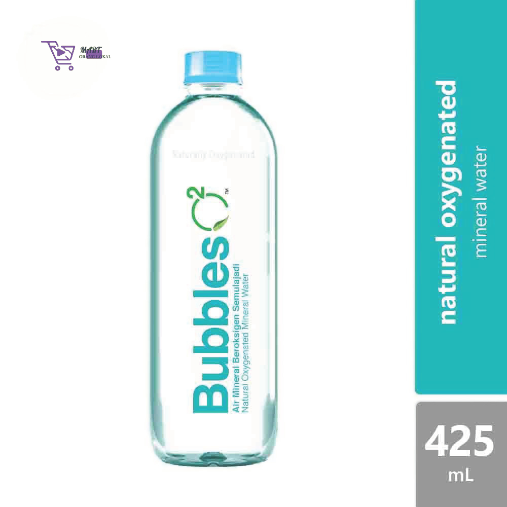 BUBBLES O2 OXYGENATED WATER 425ml (AIR MINERAL SEMULAJADI BEROKSIGEN ...