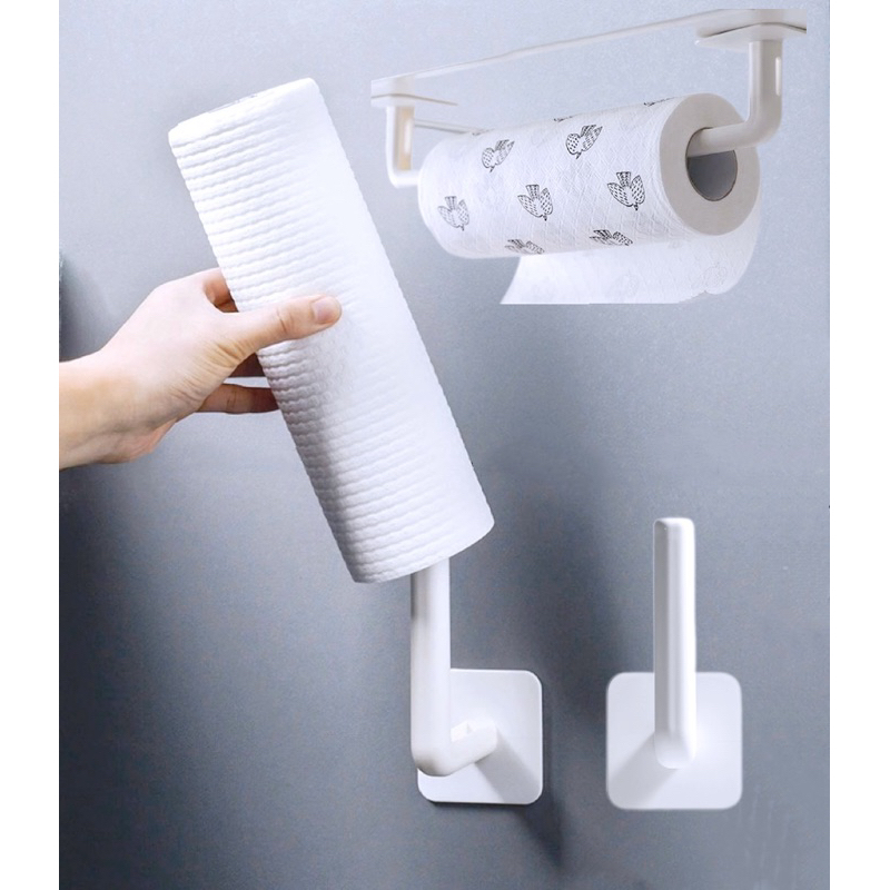 Paper Roll Rack Towel Holder Hanger Bathroom Multi Storage Organizer ...