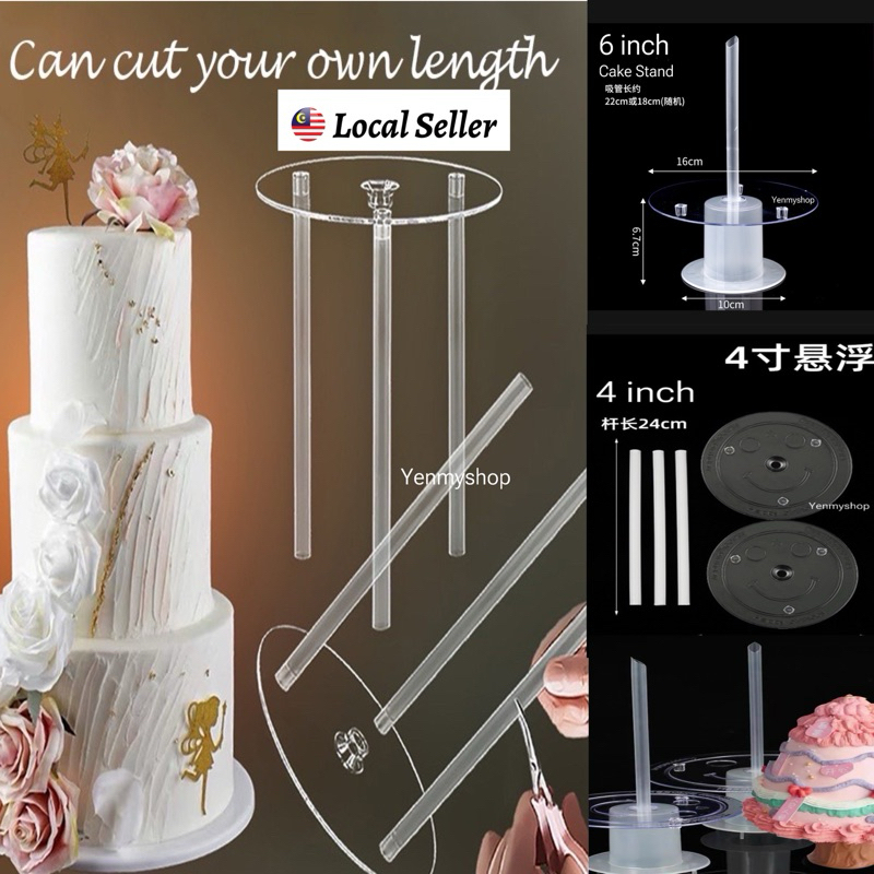 Kek Multi Layer Cake Piling Bracket Wedding Birthday Cake Support Frame ...