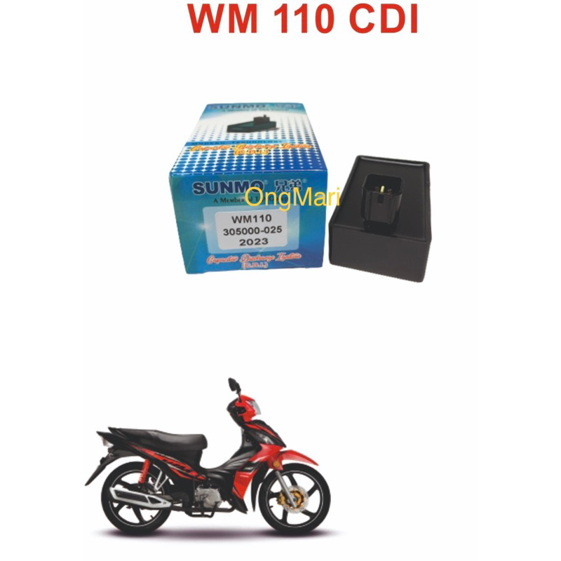WMOTO WM 110 WM110 SMPort V2 CDI UNIT coil STD brand sunmo | Shopee ...