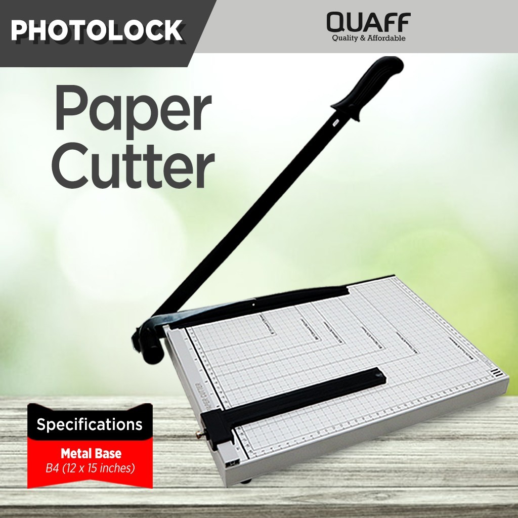 QUAFF Paper Cutter Metal A4 Photo Trimmers Cutter Scrapbook Trimmer ...