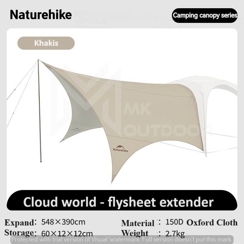 Naturehike Dome Tent Canopy Waterproof Quick Open Docking Tent Outdoor ...
