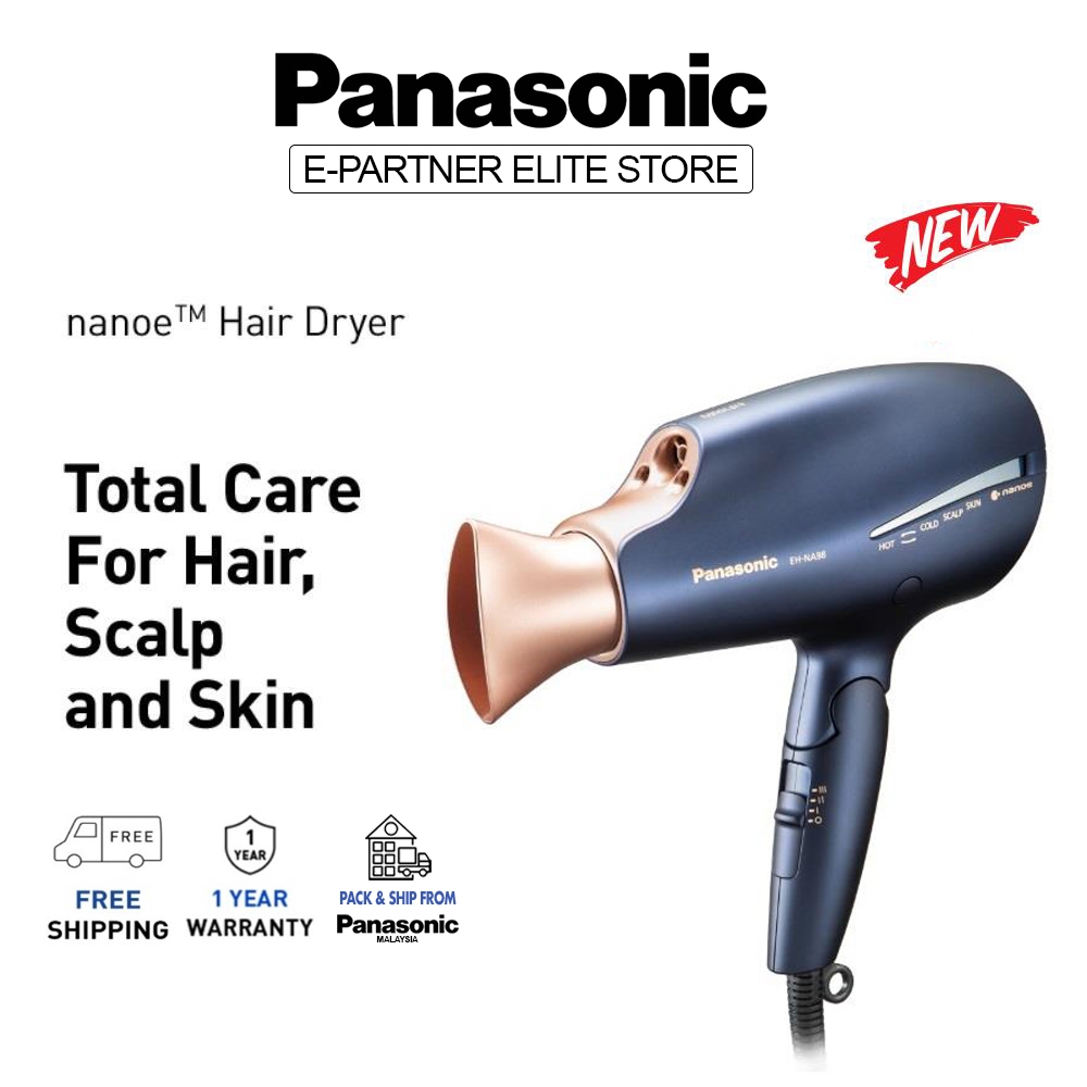 Panasonic EH-NA98 Nanoe Hair Dryer Moisture - Aqua EH-NA98-A655 ...