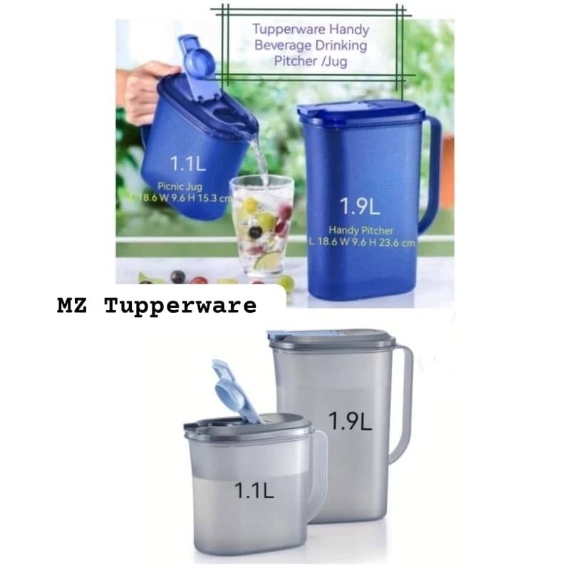 🔥HANDY PITCHER 1.1L, 1.9L🔥ORI 💯 TUPPERWARE READY STOCK🔥 | Shopee Malaysia