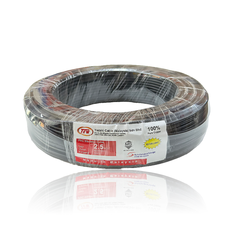YAZAKI 2.5MM SIRIM CABLE PVC WIRE 90M +/- | SIRIM | PURE COPPER ...