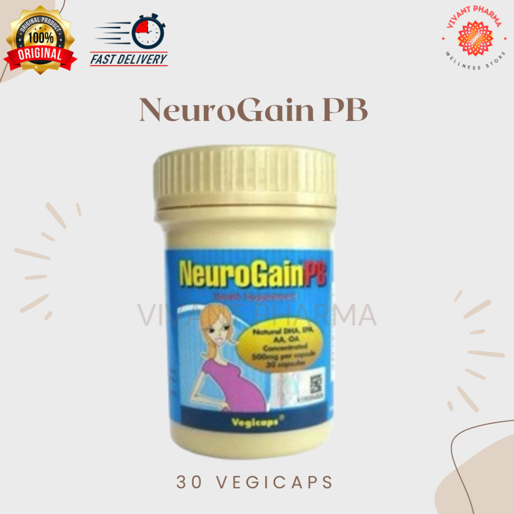 NeuroGain PB Mother With DHA 30 Vegicaps | Shopee Malaysia