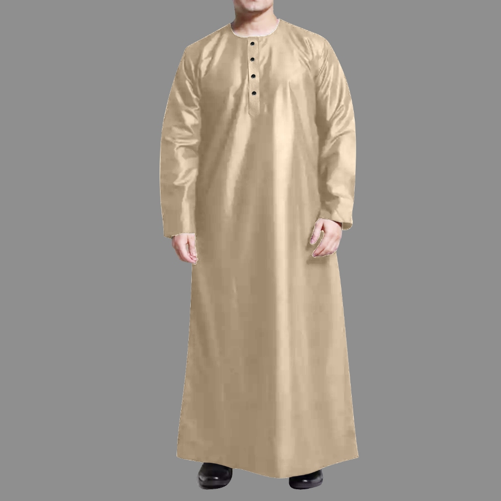 JubahNew Arrival Lelaki Round Neck Men jubah Muslim Jubah Imam haji ...