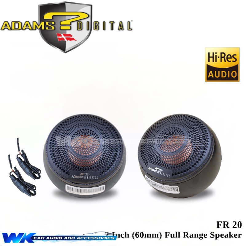 ADAMS DIGITAL EMPIRE SERIES FR-20 HI RES 2” FULL RANGE SPEAKER 100% ...