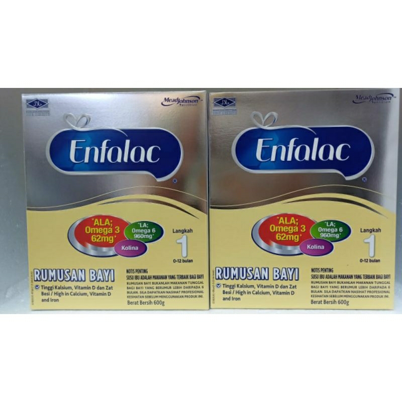Enfalac Step 1 (600gm x 2 box) Exp 2026 | Shopee Malaysia