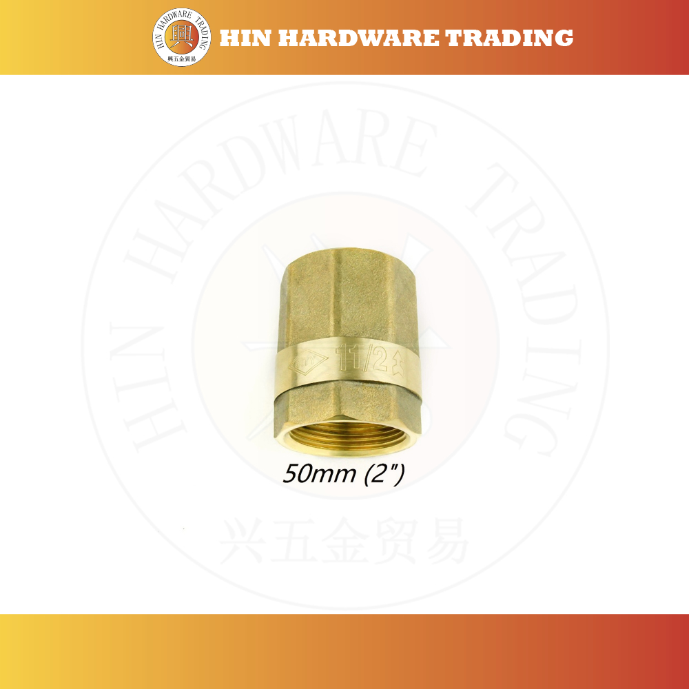 50mm 2" CITY HEAVY DUTY BRASS SPRING CHECK VALVE CCV050 | Shopee Malaysia