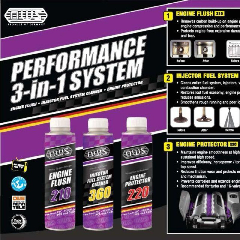 Original OWS PERFORMANCE 3-in-1 System | Shopee Malaysia