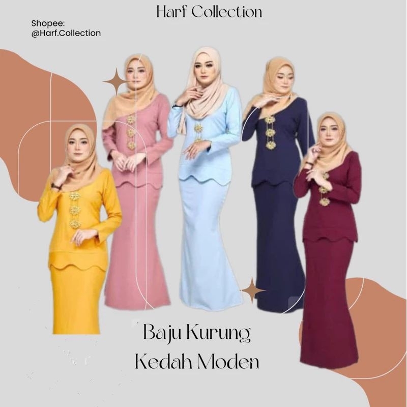 BAJU KURUNG MODEN Z&H ARRIVAL UNTAK RAYA MURAH KAIN PUN CANTIK MOSE ...