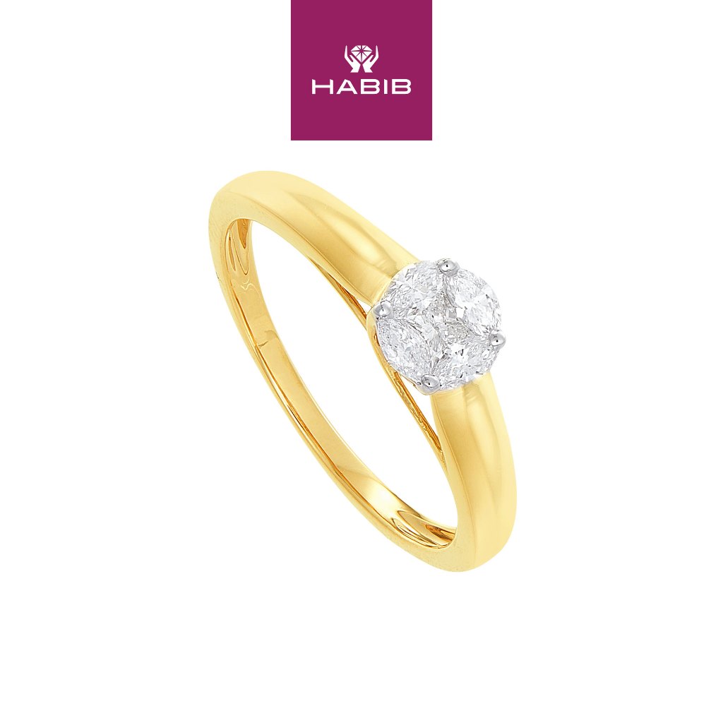 HABIB EMPRESS | Diamond Ring in 750/18K Yellow Gold 261811021(YG ...