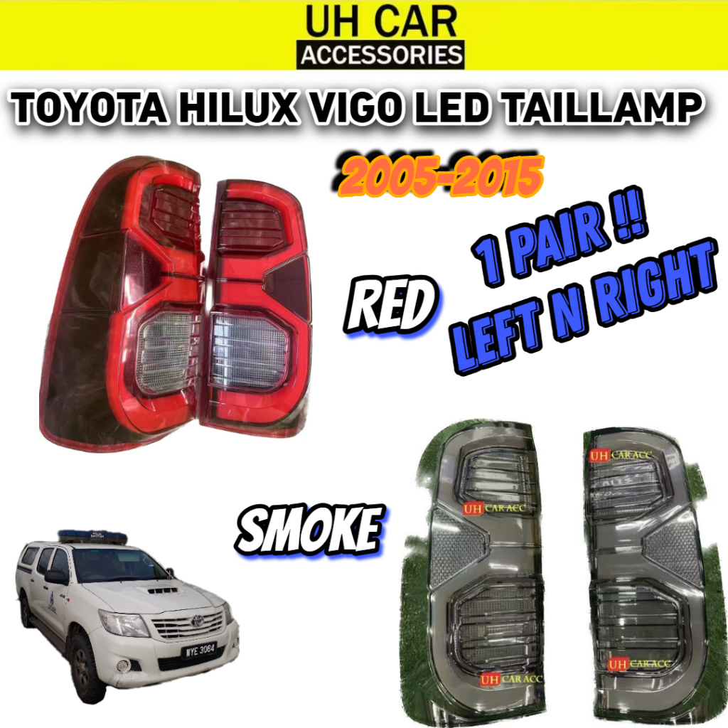 TOYOTA HILUX VIGO 2005-2015 LED TAILLAMP TAIL LAMP LIGHT LIGHTS ...