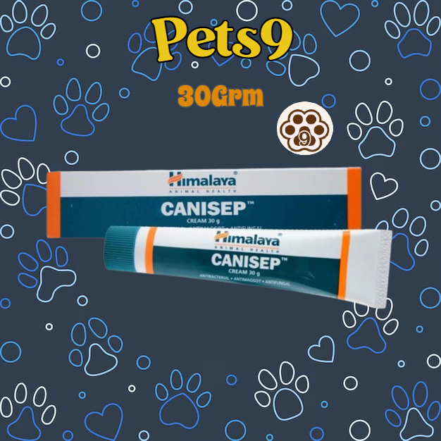 Himalaya Canisep Cream 30g Cat/Dog/Pets(cuts,dry/moist eczema, ringworm ...