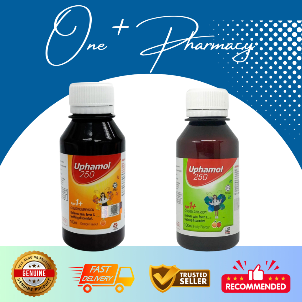 Uphamol suspension 250mg/5ml 100ml (Orange/Fruity) | Shopee Malaysia