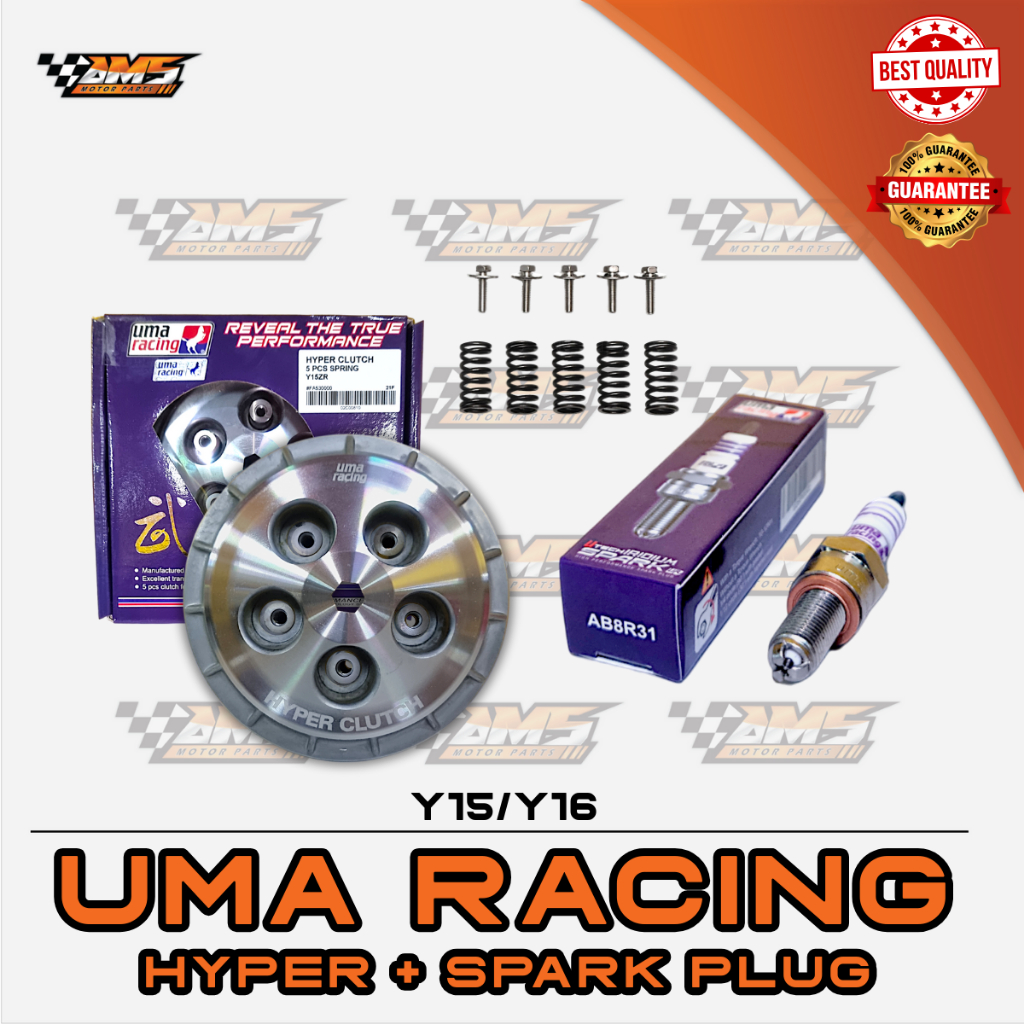 UMA RACING HYPERCLUTCH + SPARK PLUG (AB8R) | Shopee Malaysia
