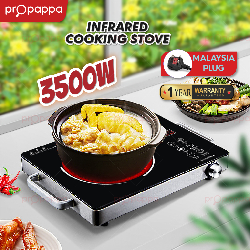 Propappa - (1 Year Warranty) 3500W Multifunction Infrared Ceramic ...