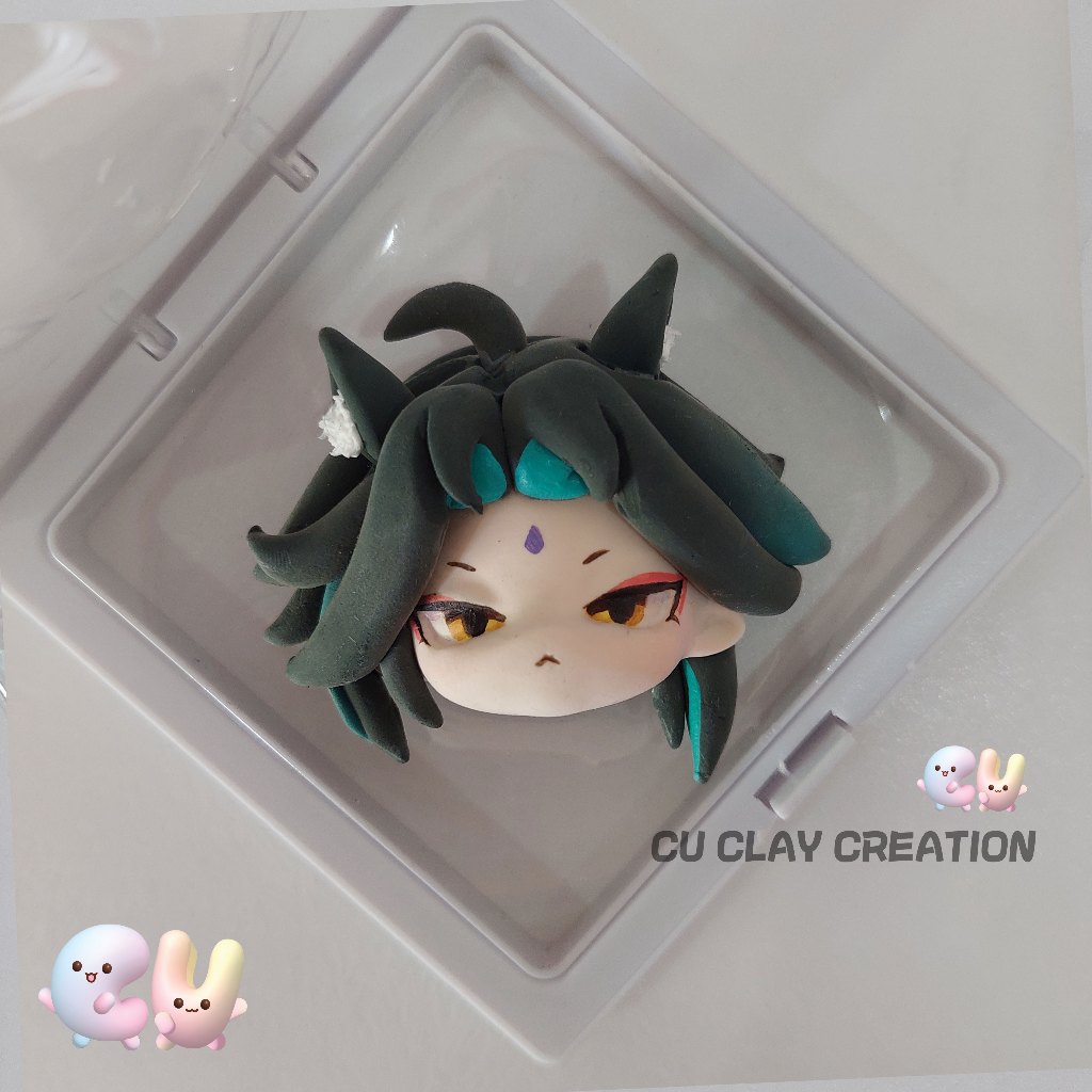 Genshin Impact Handmade Fridge Magnet (Chibi Face Style) 原神手作冰箱贴（Q版脸 ...