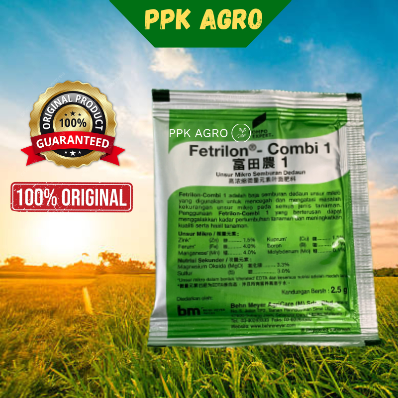 (1Packet 2.5g )FETRILON COMBI 1 Behn Meyer Baja Subur Tanaman Semburan ...