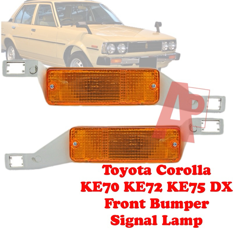 Toyota Corolla KE70 KE72 KE75 DX Front Bumper Signal Lamp Light New ...
